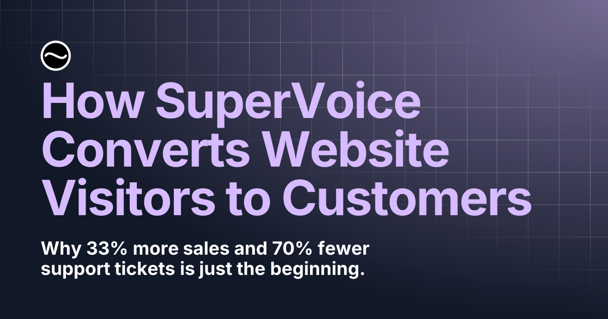 How SuperVoice Converts Website Visitors to Customers | VOICEB.ai Docs